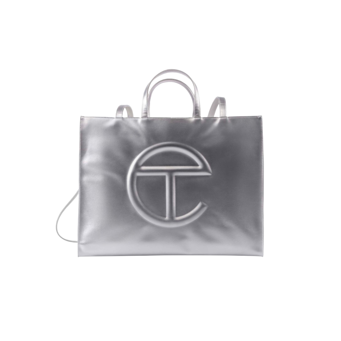 텔파 라지 쇼핑백 실버 | Telfar | KREAM