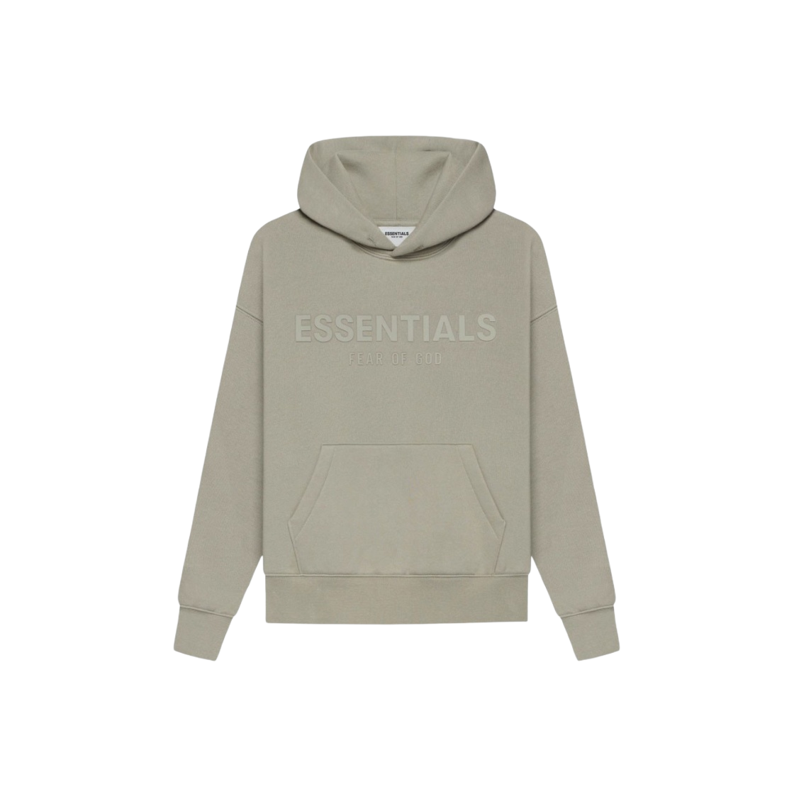 (키즈) 에센셜 풀오버 후드 모스 - 21SS | Essentials | KREAM