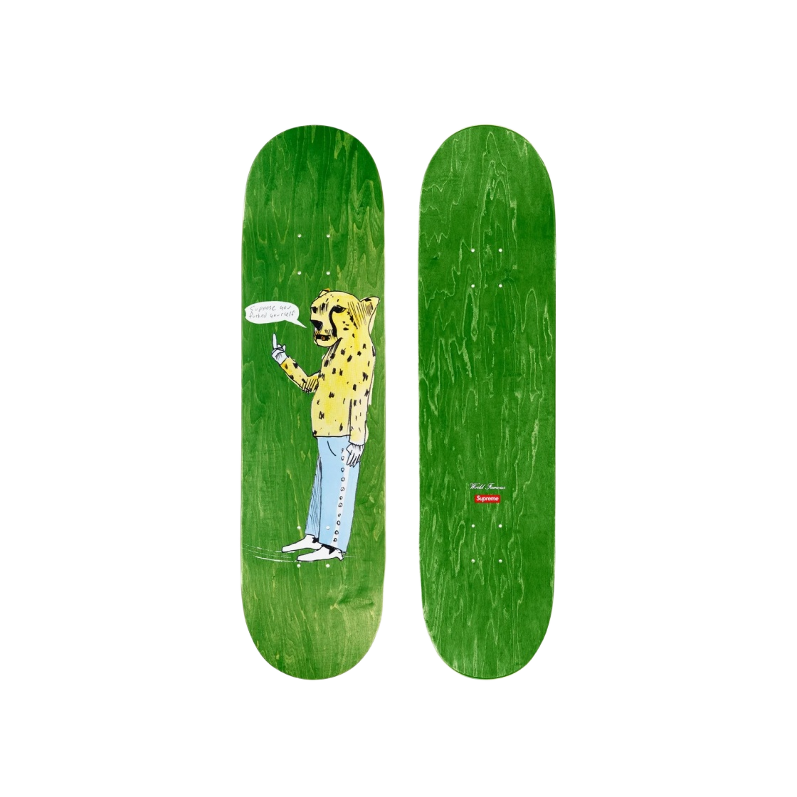 슈프림 닐 블렌더 치타 스케이트보드 그린 - 23FW | Supreme | KREAM