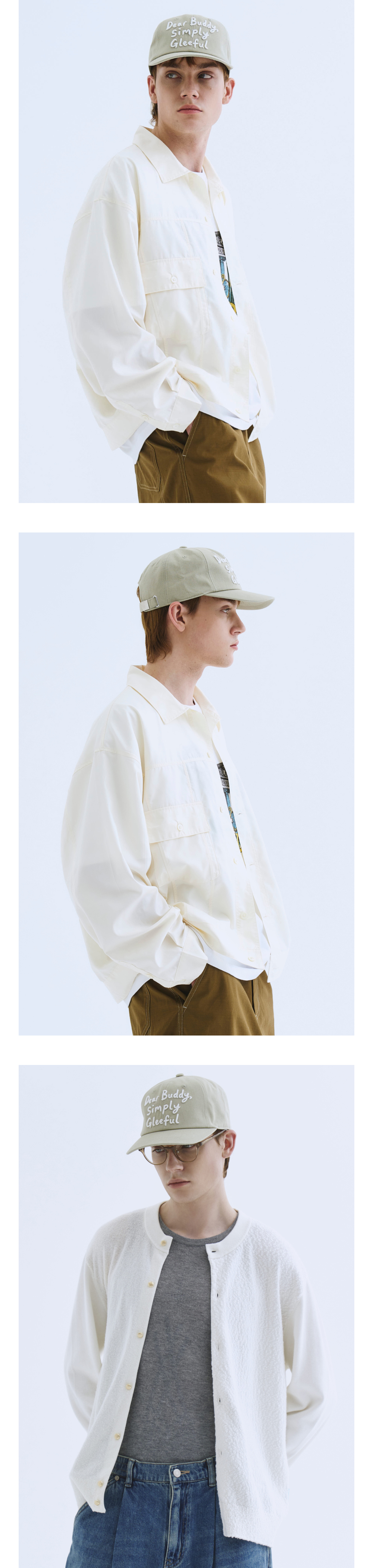 아모프레 DBSG 레터링 캡 베이지 | AMOUPRE | KREAM