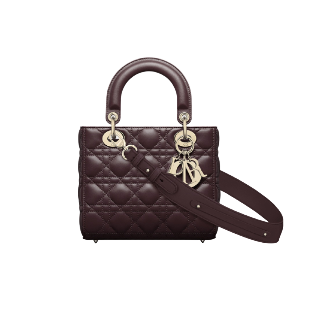 디올 스몰 레이디 백 마이 ABC디올 까나쥬 램스킨 아마란스 | Dior | KREAM