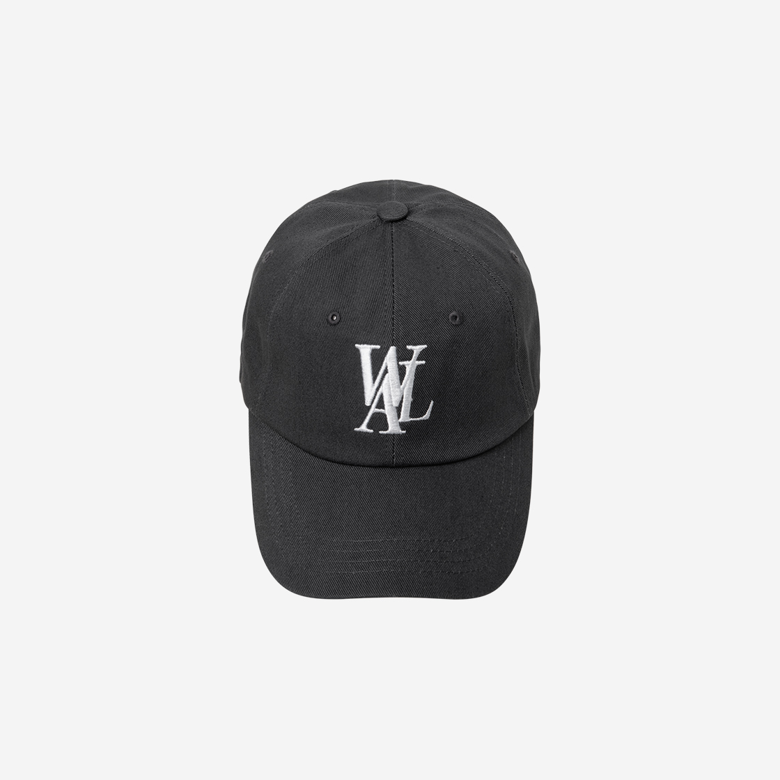 우알롱 시그니처 로고 볼캡 차콜 | WOOALONG | KREAM