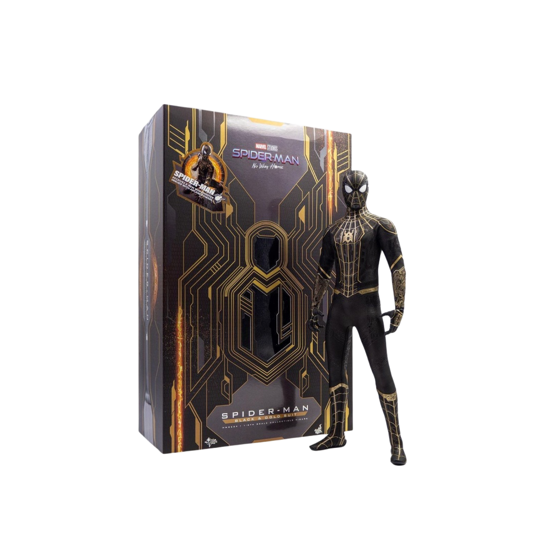 핫토이 스파이더맨 블랙 & 골드 슈트 스파이더맨 노 웨이 홈 | Hot Toys | KREAM