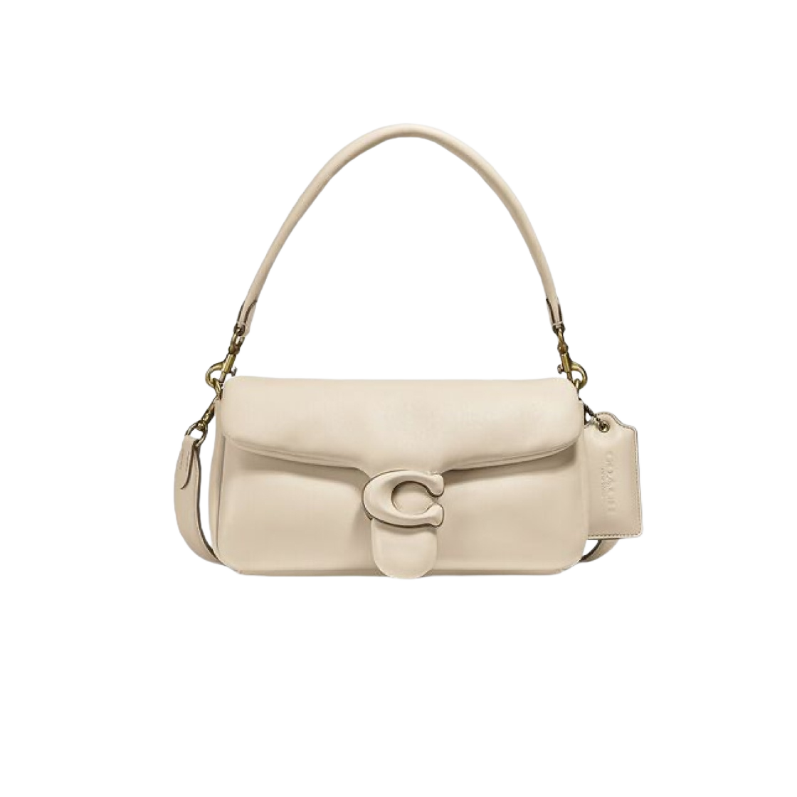 코치 필로우 태비 숄더백 26 아이보리 | Coach | KREAM