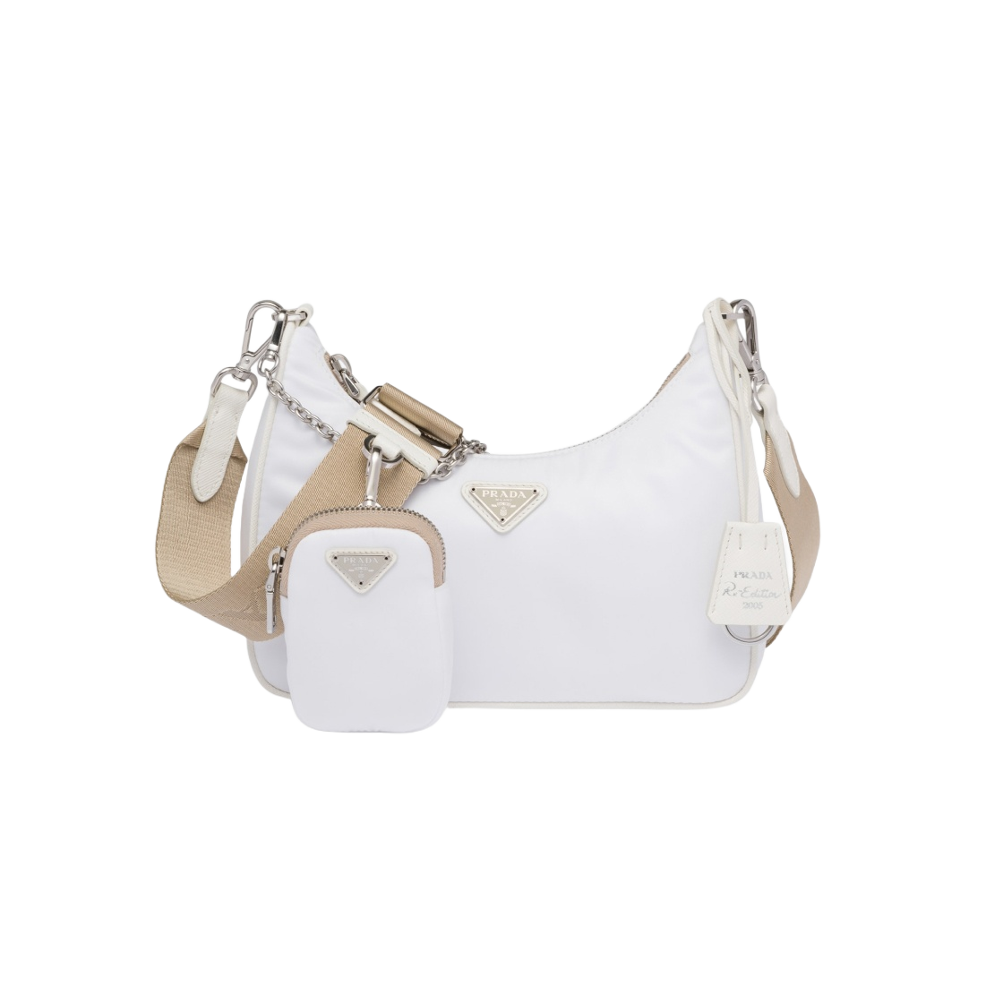 프라다 리에디션 2005 리나일론 백 화이트 | Prada | KREAM