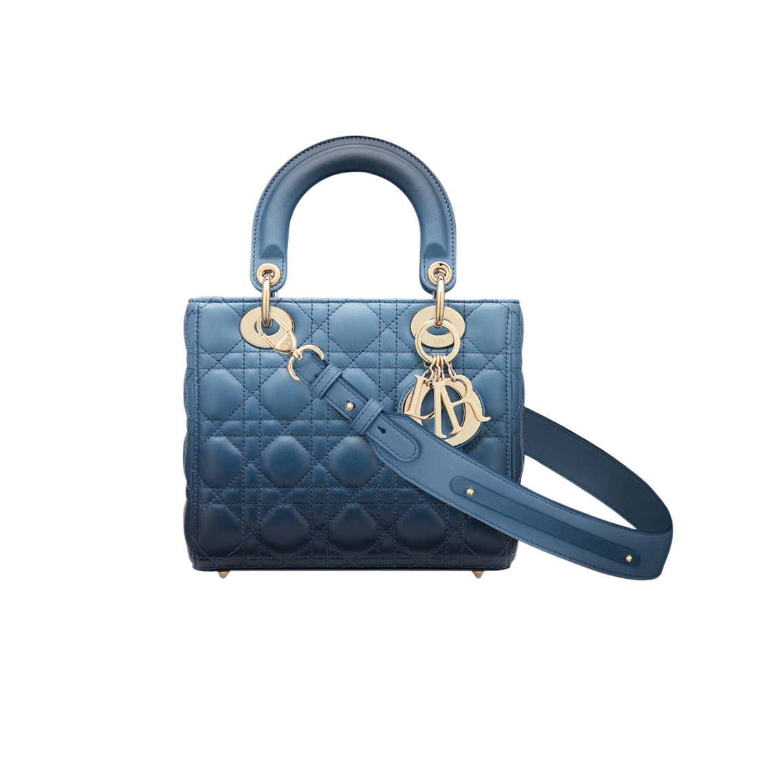 디올 스몰 레이디 백 마이 ABC디올 까나쥬 램스킨 인디고 블루 | Dior | KREAM