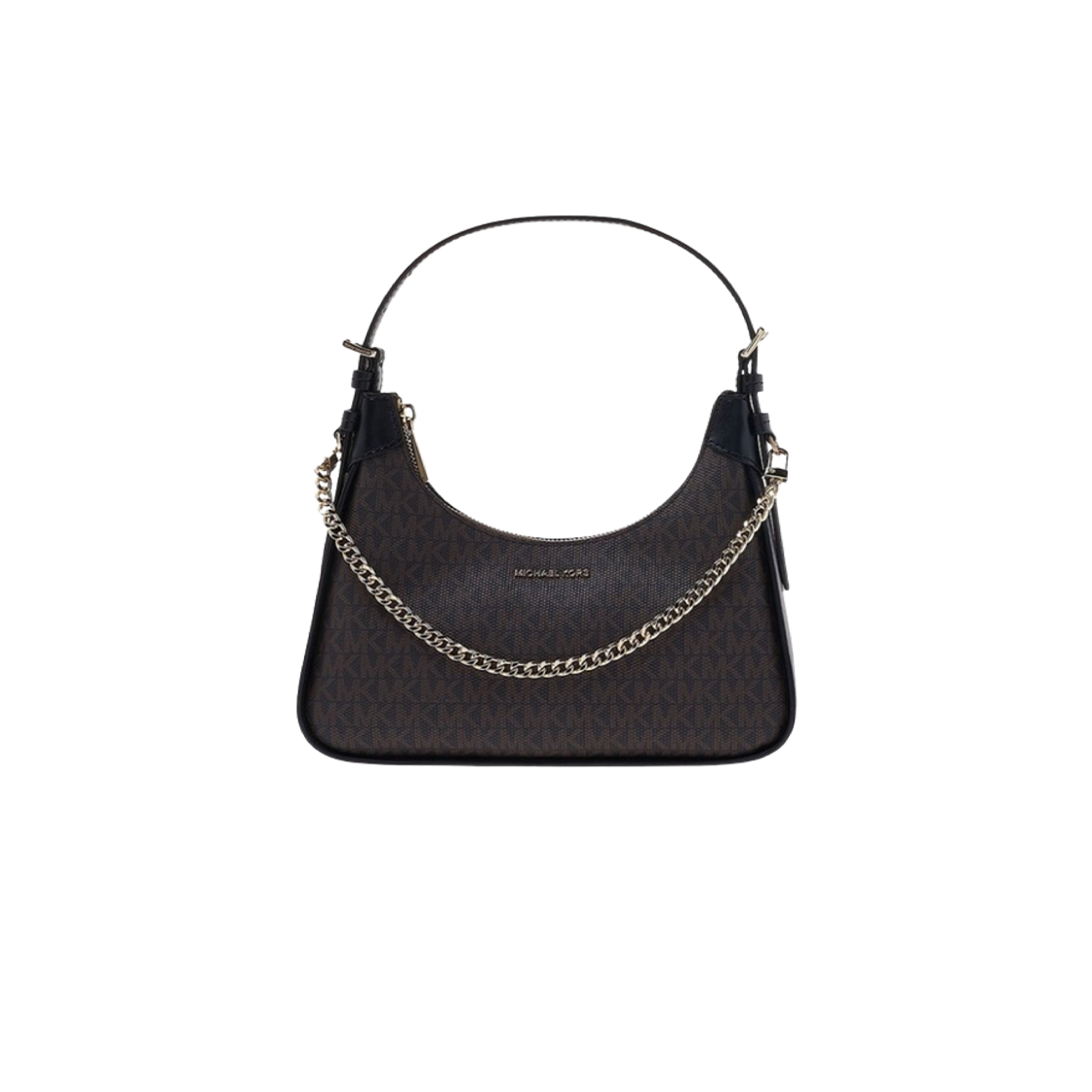 마이클 코어스 윌마 미디움 레더 숄더백 블랙 브라운 | Michael Kors | KREAM