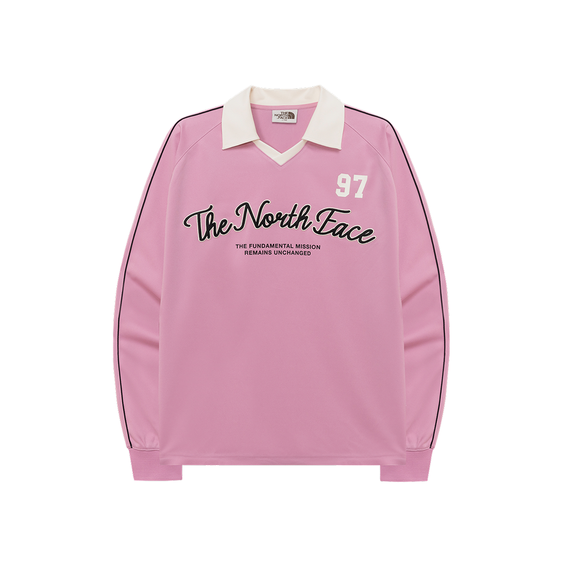 노스페이스 TNF 크루 칼라 롱슬리브 티셔츠 라이크 핑크 - 25SS | The North Face | KREAM