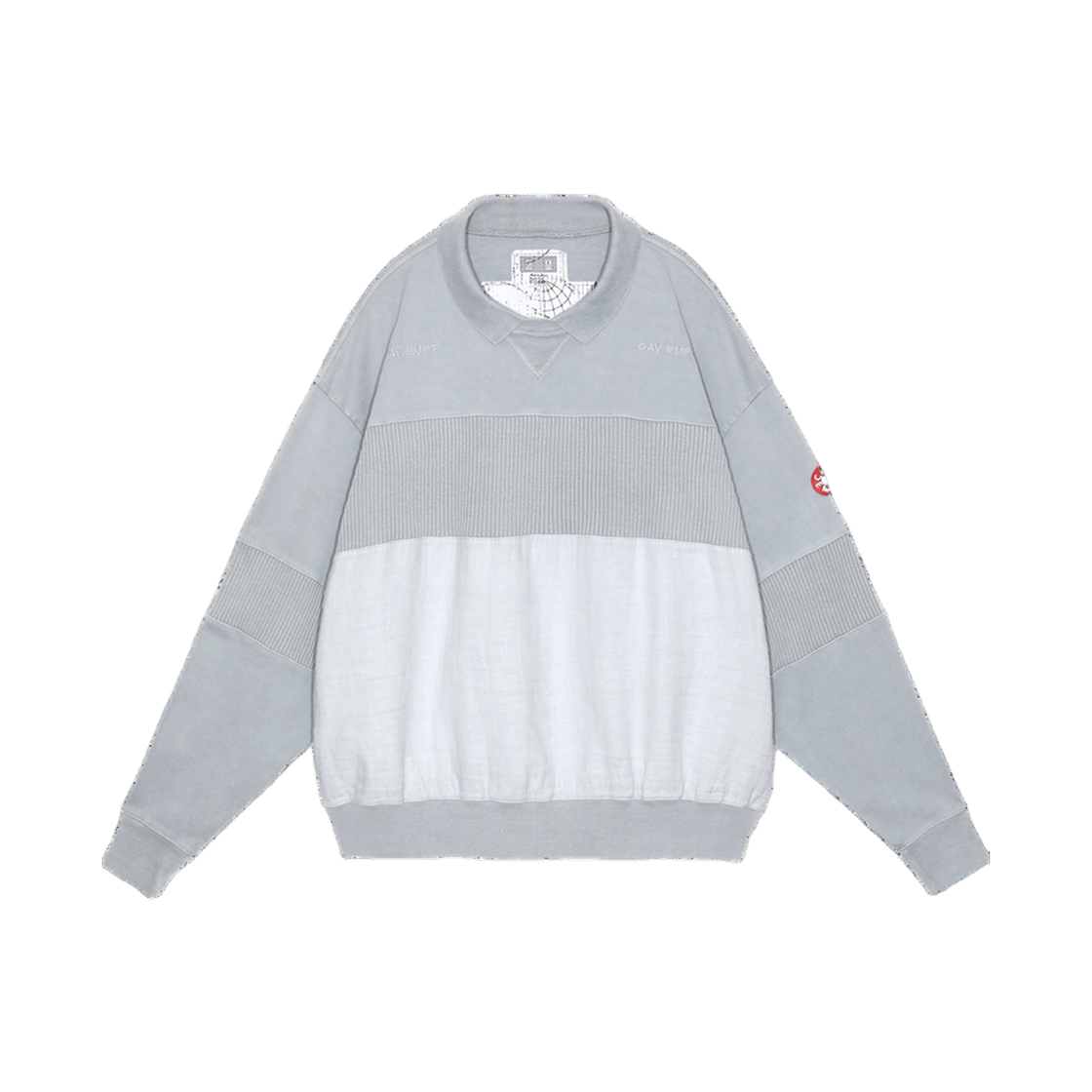 카브엠트 오버다이 칼라드 라이트 크루넥 그레이 - 25SS | Cav Empt | KREAM