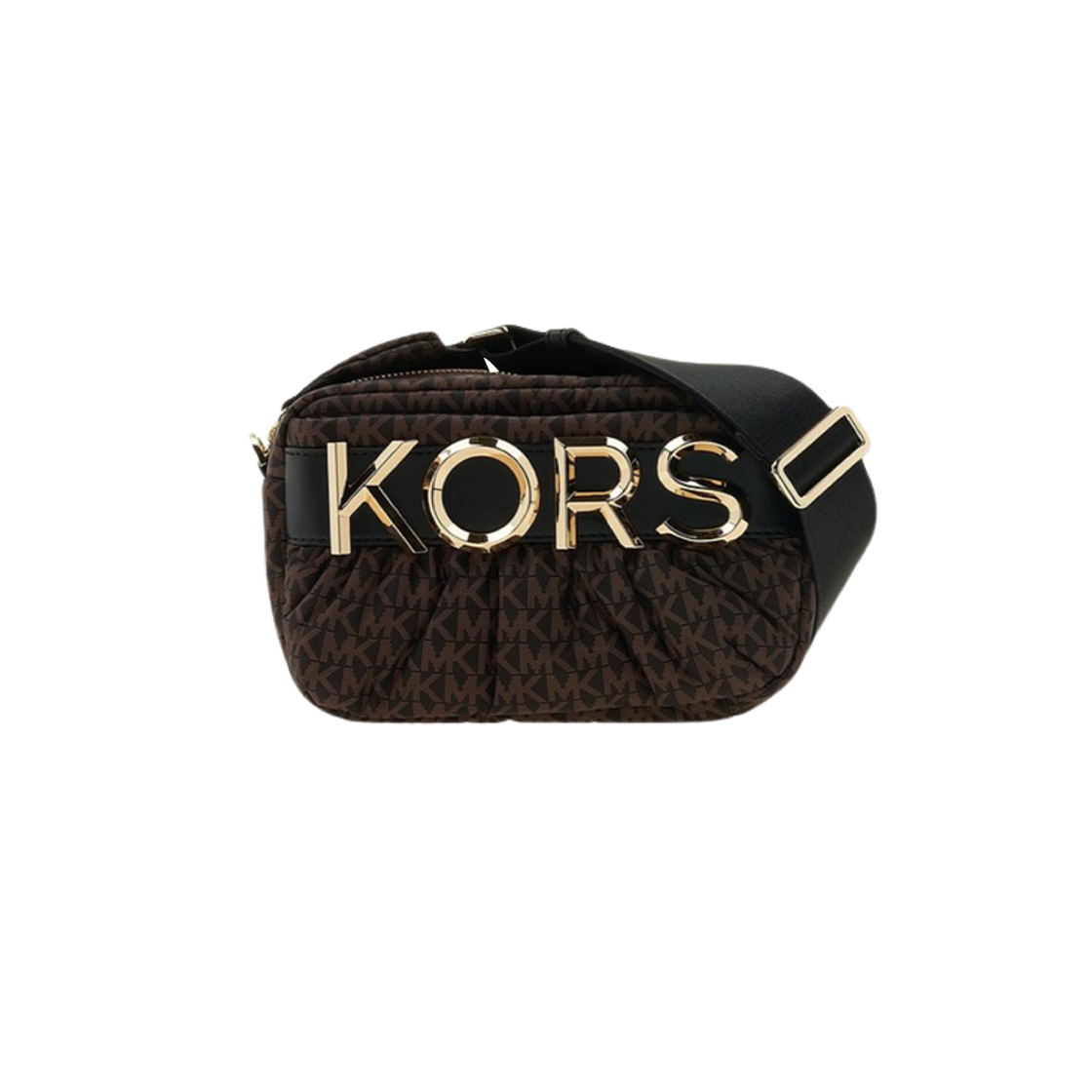 마이클 코어스 로고 카메라백 블랙 브라운 | Michael Kors | KREAM