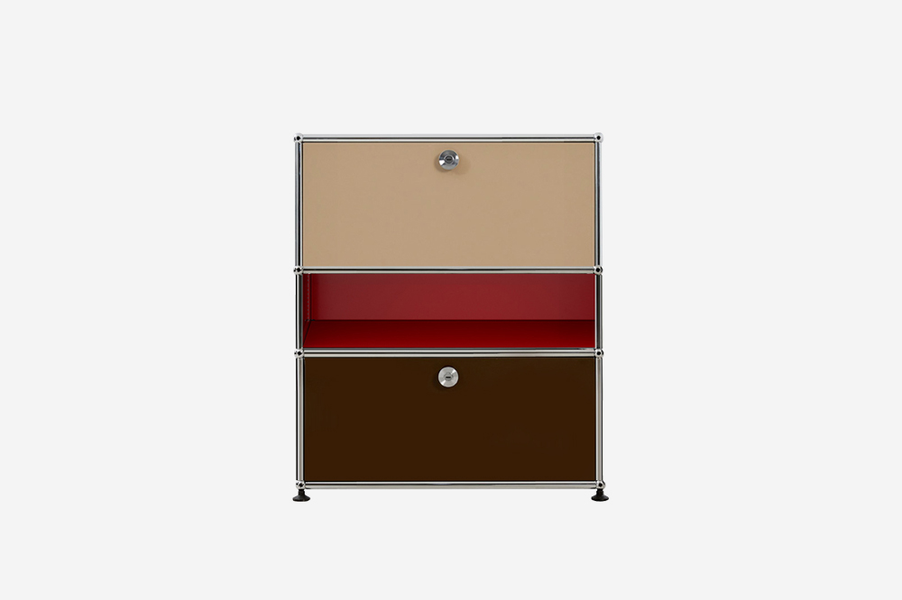 USM 할러 스토리지 1x3 베이지 루비 레드 브라운 | USM | KREAM