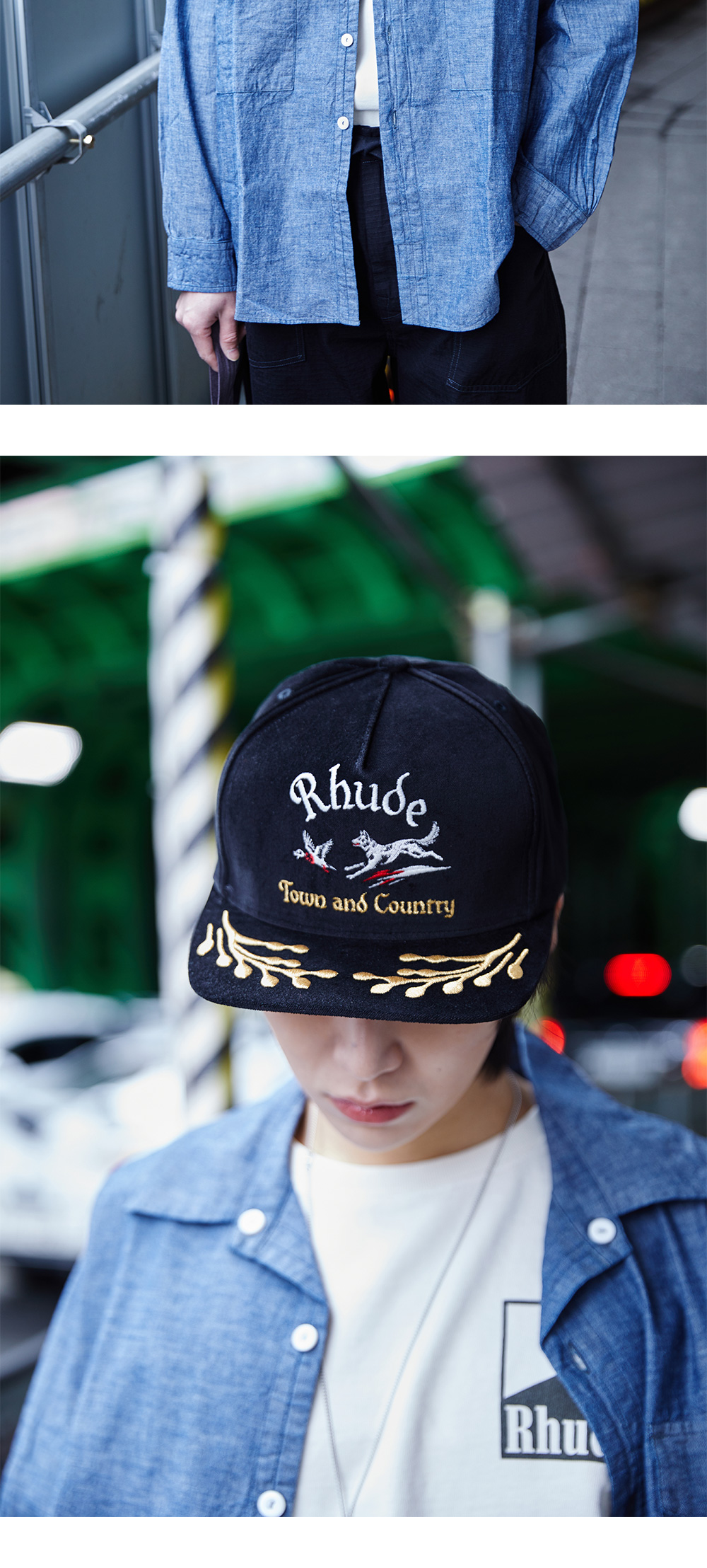 루드 와인 컨트리 수베니어 햇 블랙 - 24FW | Rhude | KREAM