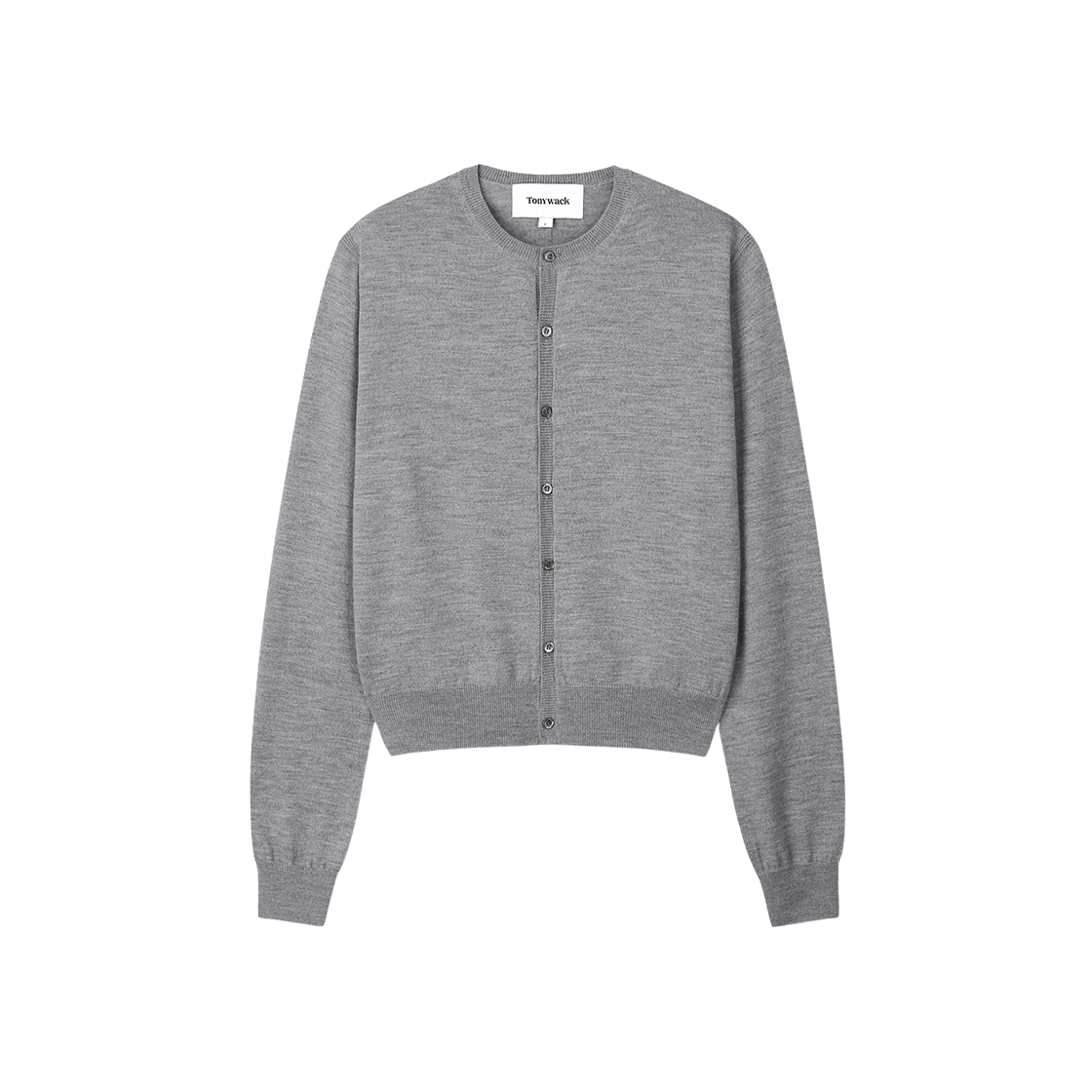 토니웩 슈퍼 파인 울 크루넥 가디건 그레이 | Tonywack | KREAM