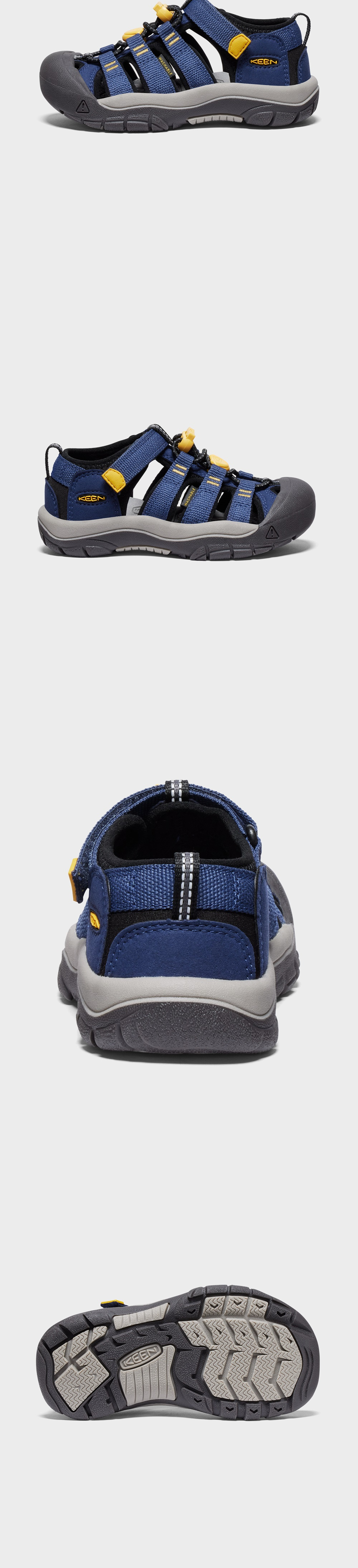 킨 뉴포트 H2 키즈 샌들 네이비/킨 옐로우 | Keen | KREAM