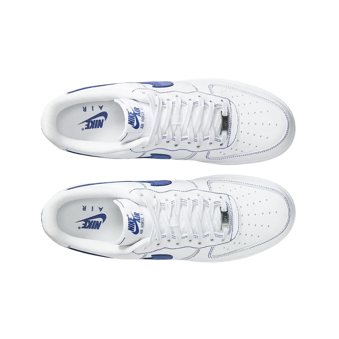 나이키 에어포스 1 '07 LV8 화이트 딥 로얄 블루 | Nike | KREAM