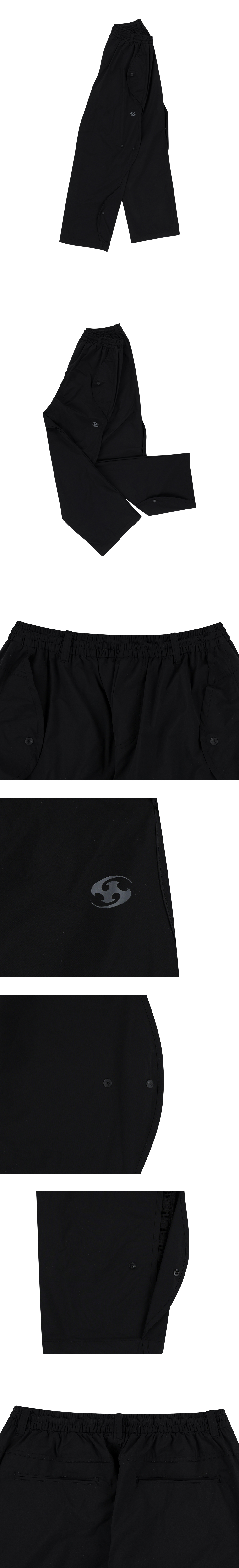 산산기어 웨이브 팬츠 블랙_25SS | Sansan Gear | KREAM