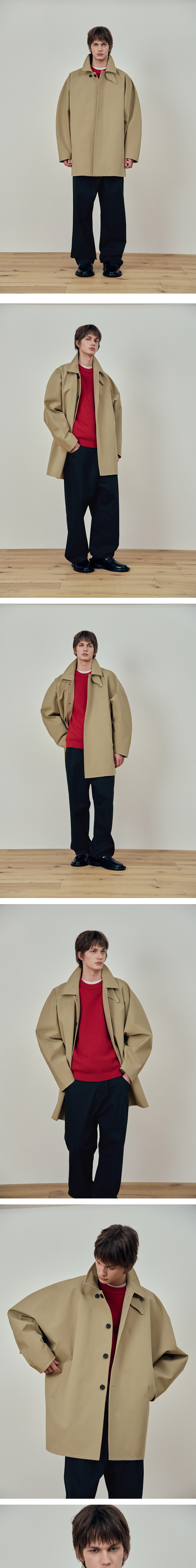 에스티유 돌먼 하프 코트 베이지 | STU | KREAM