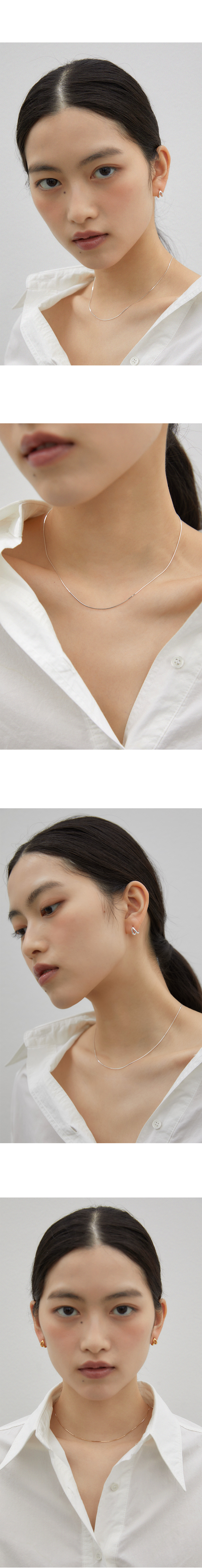 바이위켄드 1mm 스네이크 네크리스 골드 | BYWEEKEND | KREAM