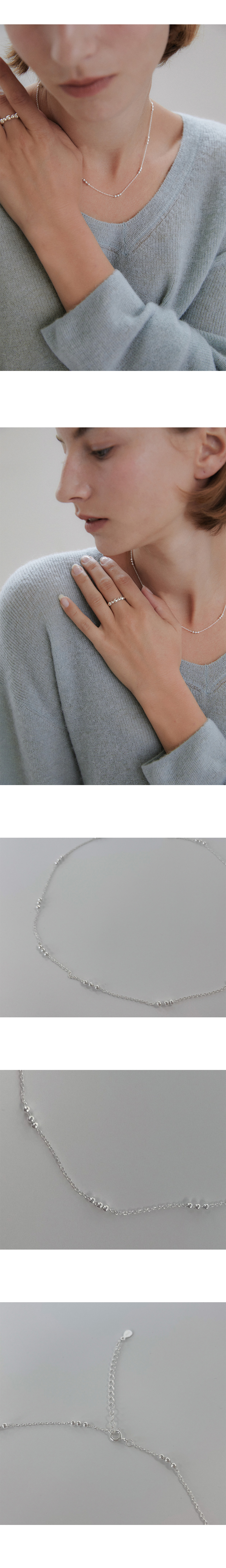 바이위켄드 더스크 네크리스 실버 | BYWEEKEND | KREAM