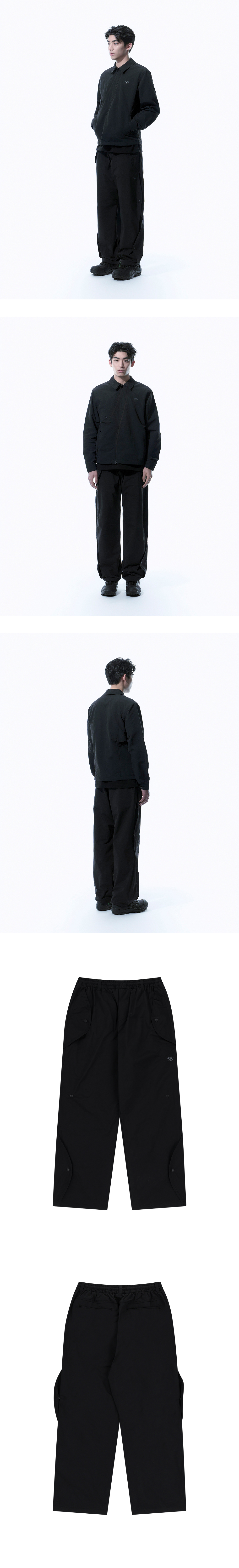 산산기어 웨이브 팬츠 블랙_25SS | Sansan Gear | KREAM