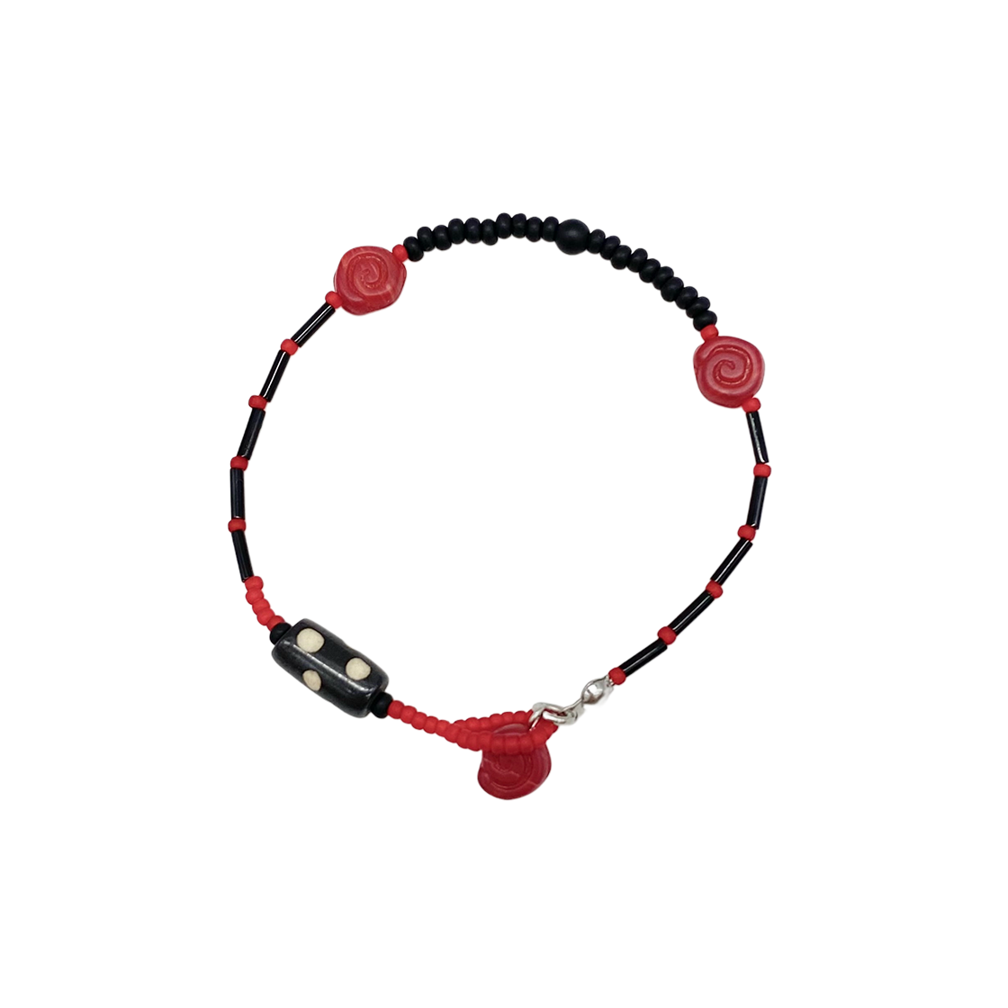 산리 도트 스파이럴 브레이슬릿 레드 | SANLI | KREAM