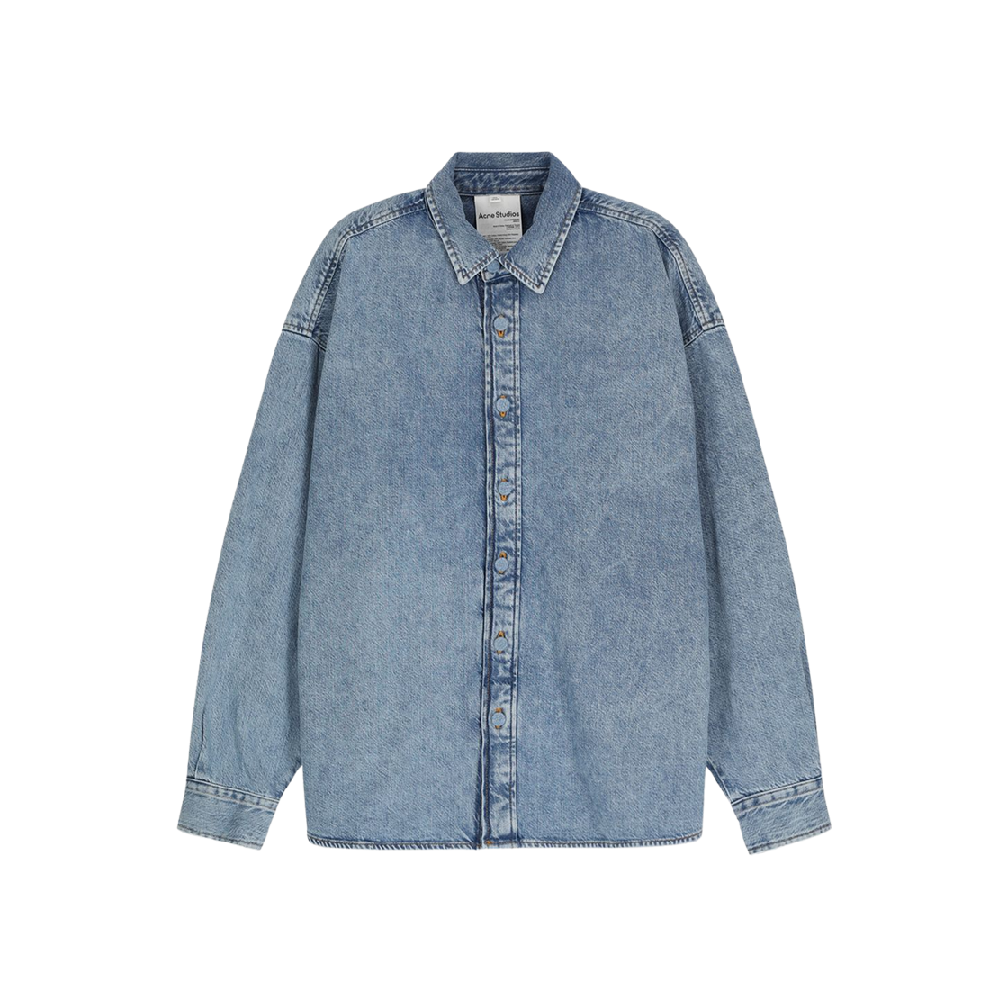 아크네 스튜디오 버튼업 데님 셔츠 스카이 블루 | Acne Studios | KREAM