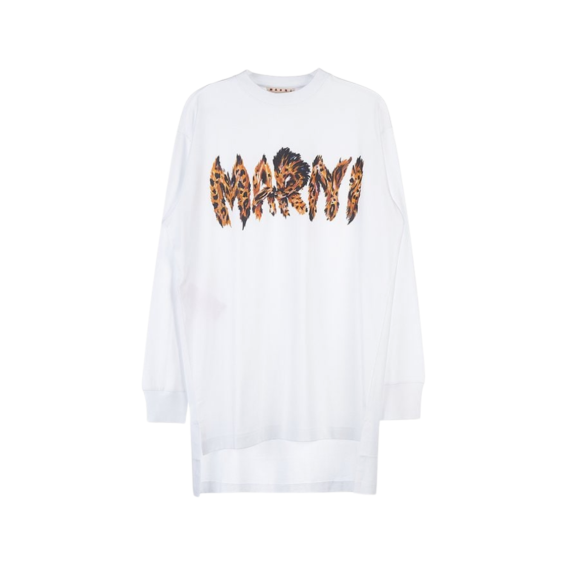 (W) 마르니 로고 롱슬리브 티셔츠 화이트 | Marni | KREAM