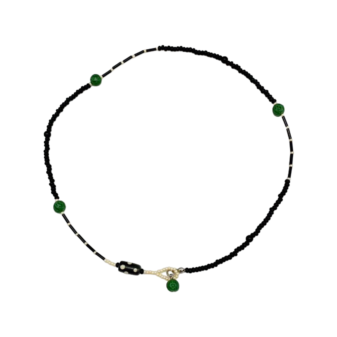 산리 도트 클로버 네클리스 그린 | SANLI | KREAM