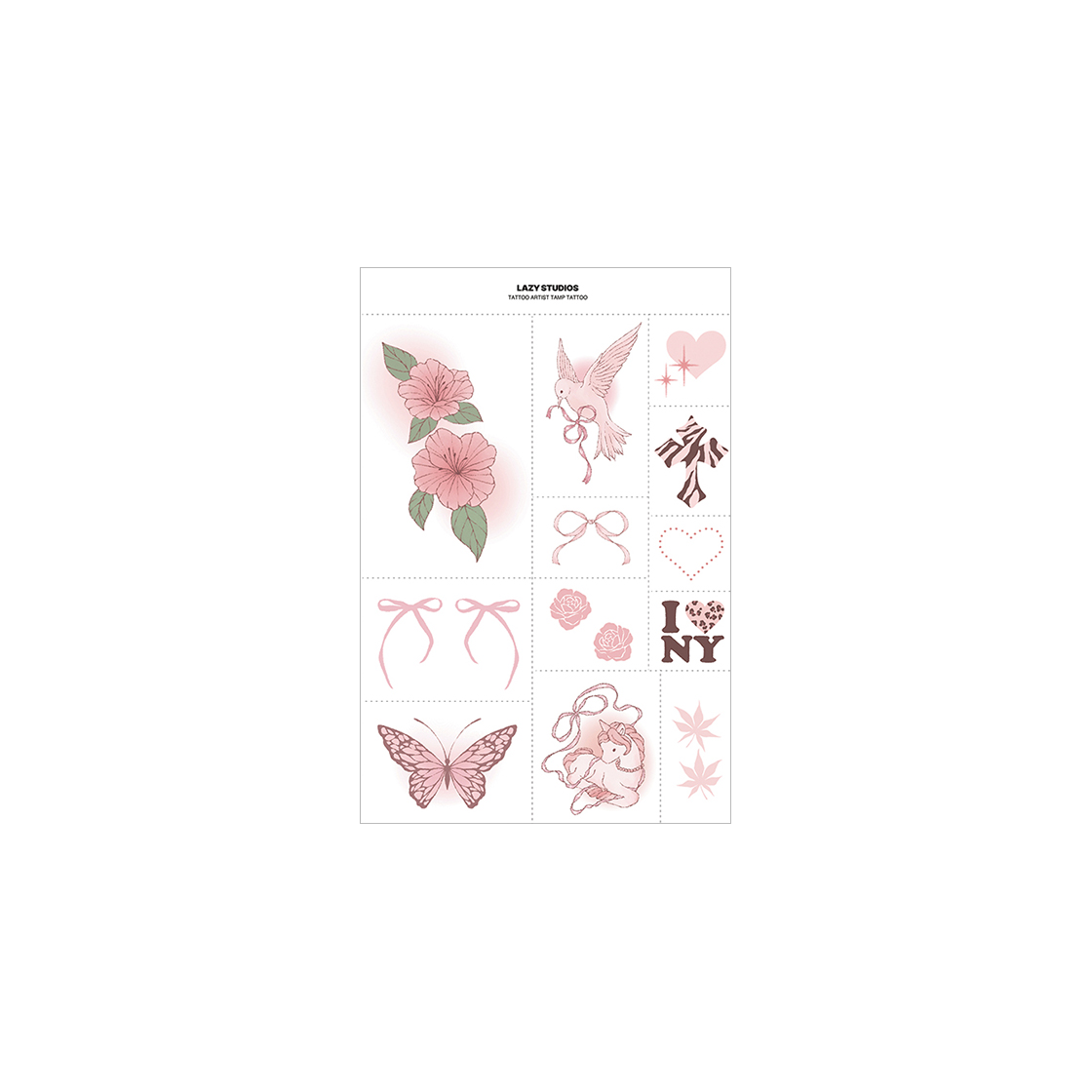 레이지스튜디오 탬프 템포러리 타투 스티커 | LAZY STUDIOS | KREAM