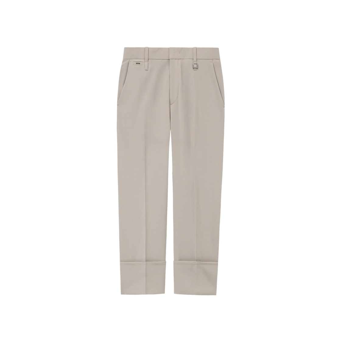 우영미 턴업 팬츠 베이지 - 25SS | Wooyoungmi | KREAM