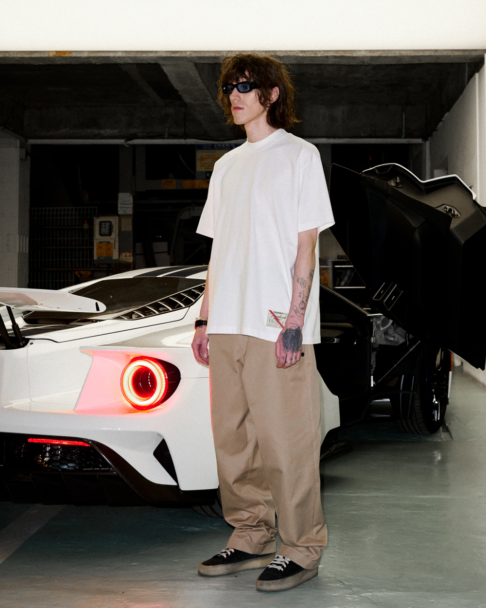 슈퍼패스트 x 한국타이어 포뮬러 치노 팬츠 블랙 | Superfast | KREAM