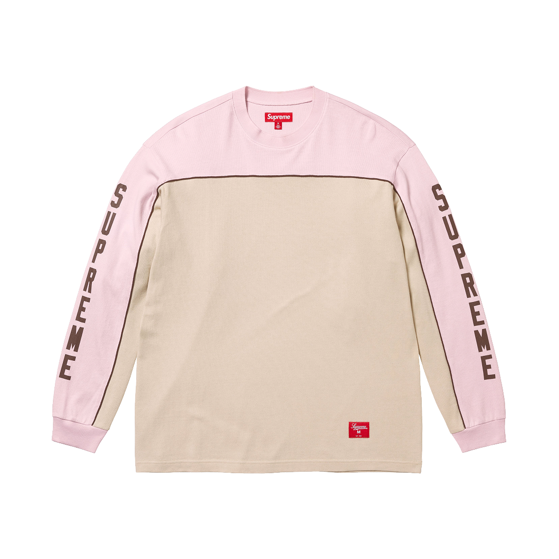 슈프림 패널드 파이핑 롱슬리브 탑 탄 - 25SS | Supreme | KREAM