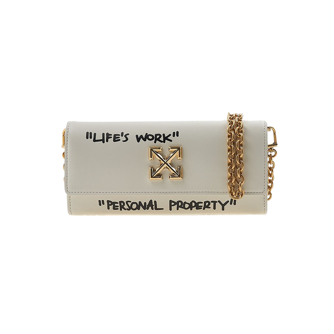 오프화이트 지트니 체인 월렛백 화이트 | Off-White | KREAM