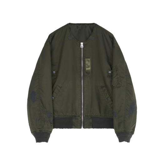 스투시 x CDG MA-1 자켓 올리브 | Stussy | KREAM