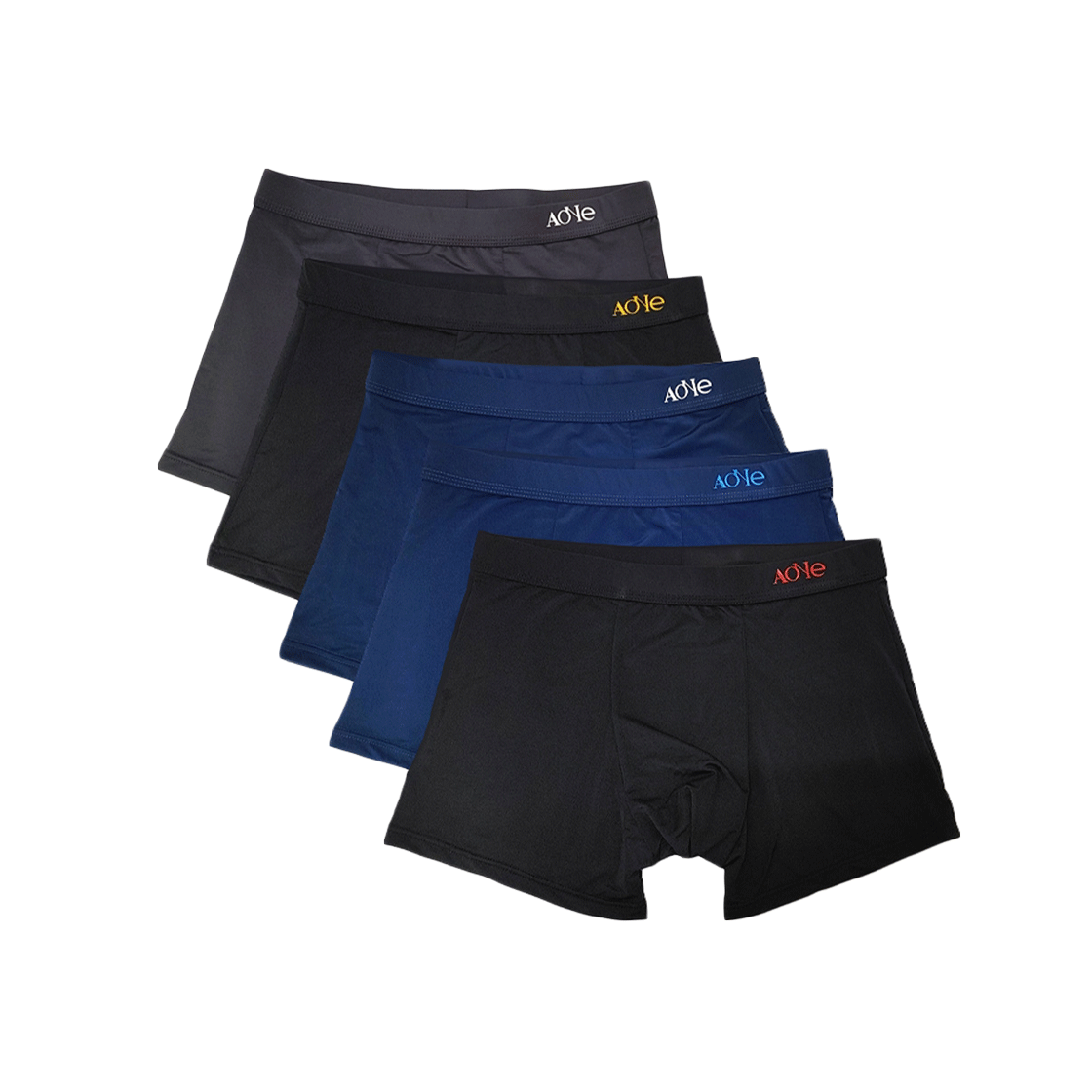 에이원 실크 터치 모던 심플 언더웨어 박서 브리프 세트 5팩 | AONE | KREAM