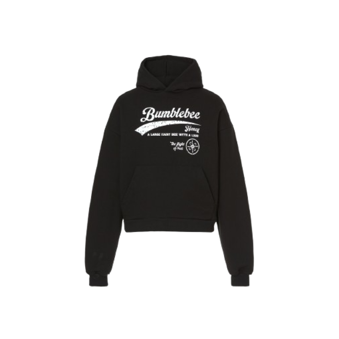 디엔에스알 크롭 범블비 후디 블랙 | DNSR | KREAM