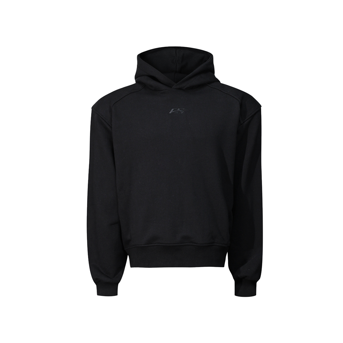 포스센스티브 로고 레귤러 후드 블랙 | Force Sensitive | KREAM