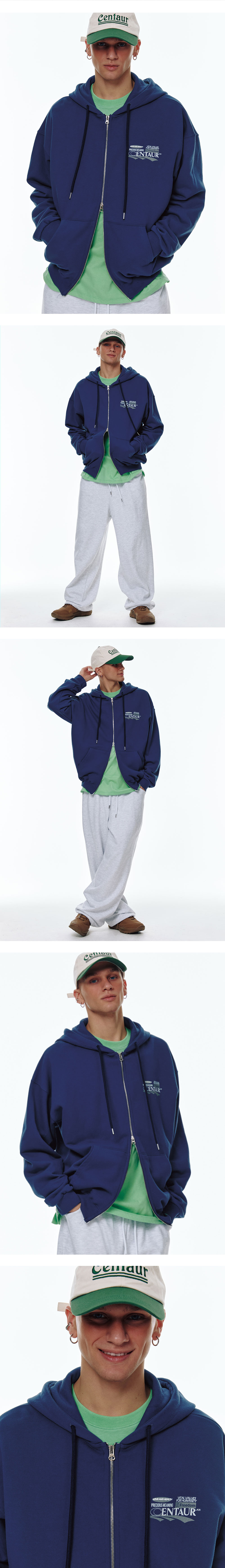 센토르 프리덤 투웨이 후드 집업 네이비 | CENTAUR.KR | KREAM