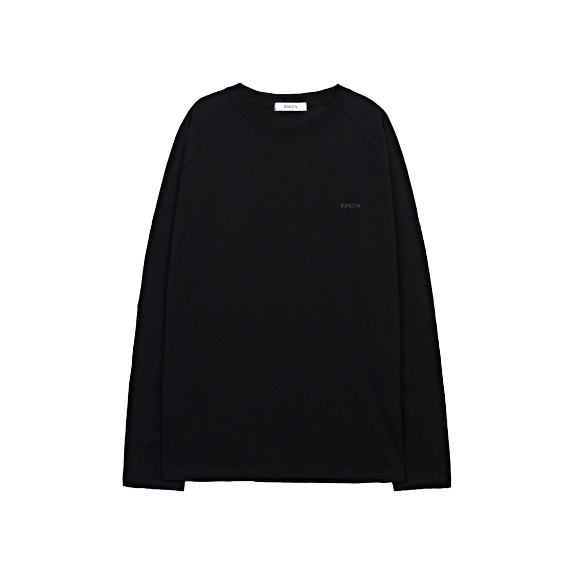 이그노타 코어:11 스파이럴 롱 슬리브 티셔츠 블랙 | Ignota | KREAM