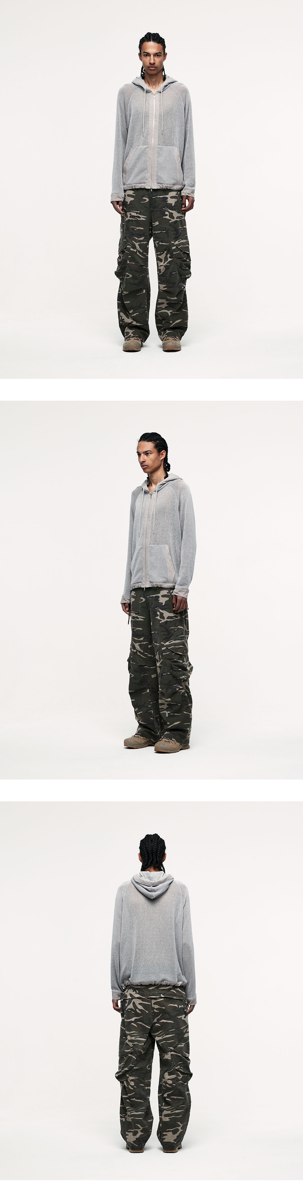 이그노타 코어:11 워시드 카고 팬츠 카모 | Ignota | KREAM