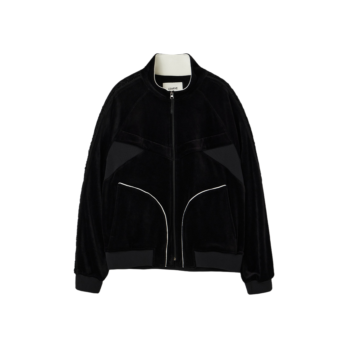 르아브 이클립스 벨루어 레이스 라이닝 트랙 자켓 | LEARVE | KREAM