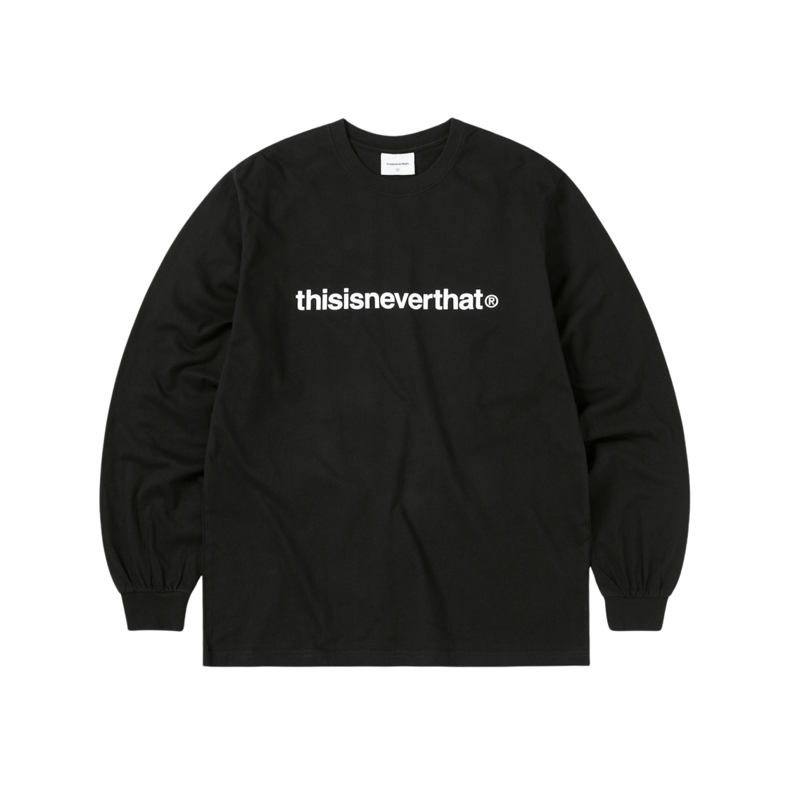 디스이즈네버댓 T 로고 롱슬리브 티셔츠 블랙 | Thisisneverthat | KREAM