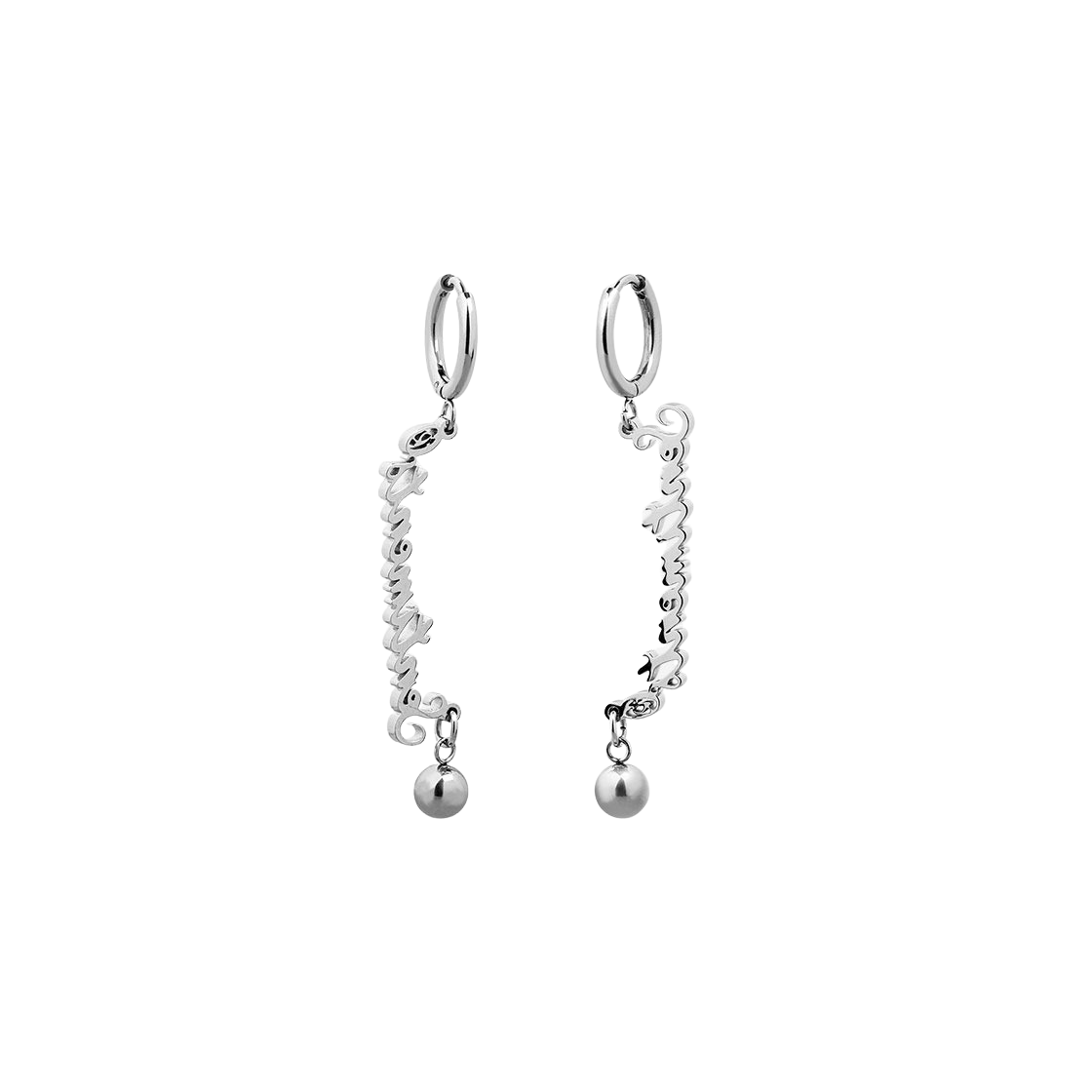 센티멍 넘버 454 이어링 실버 | SENTIMENTS | KREAM