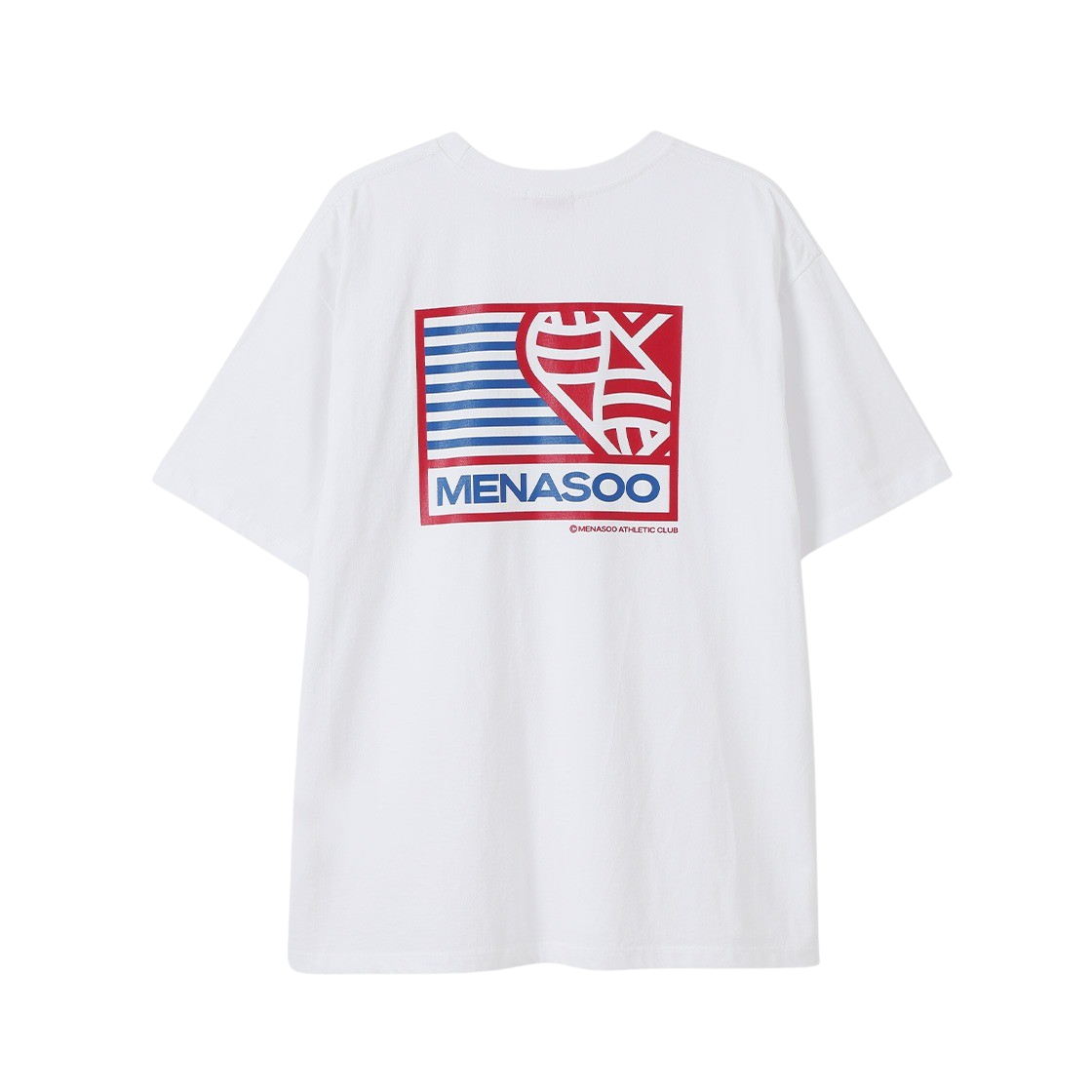 미나수 스몰 하트트랙 오버핏 티 화이트 | MENASOO | KREAM