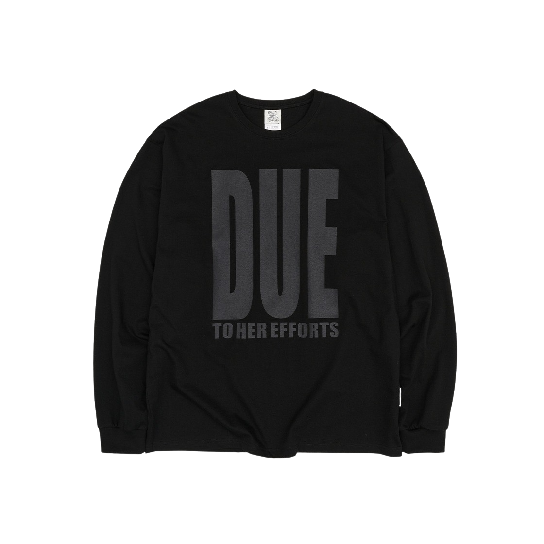 더바이닐하우스 듀 LS 티셔츠 블랙 | Thevinylhouse | KREAM