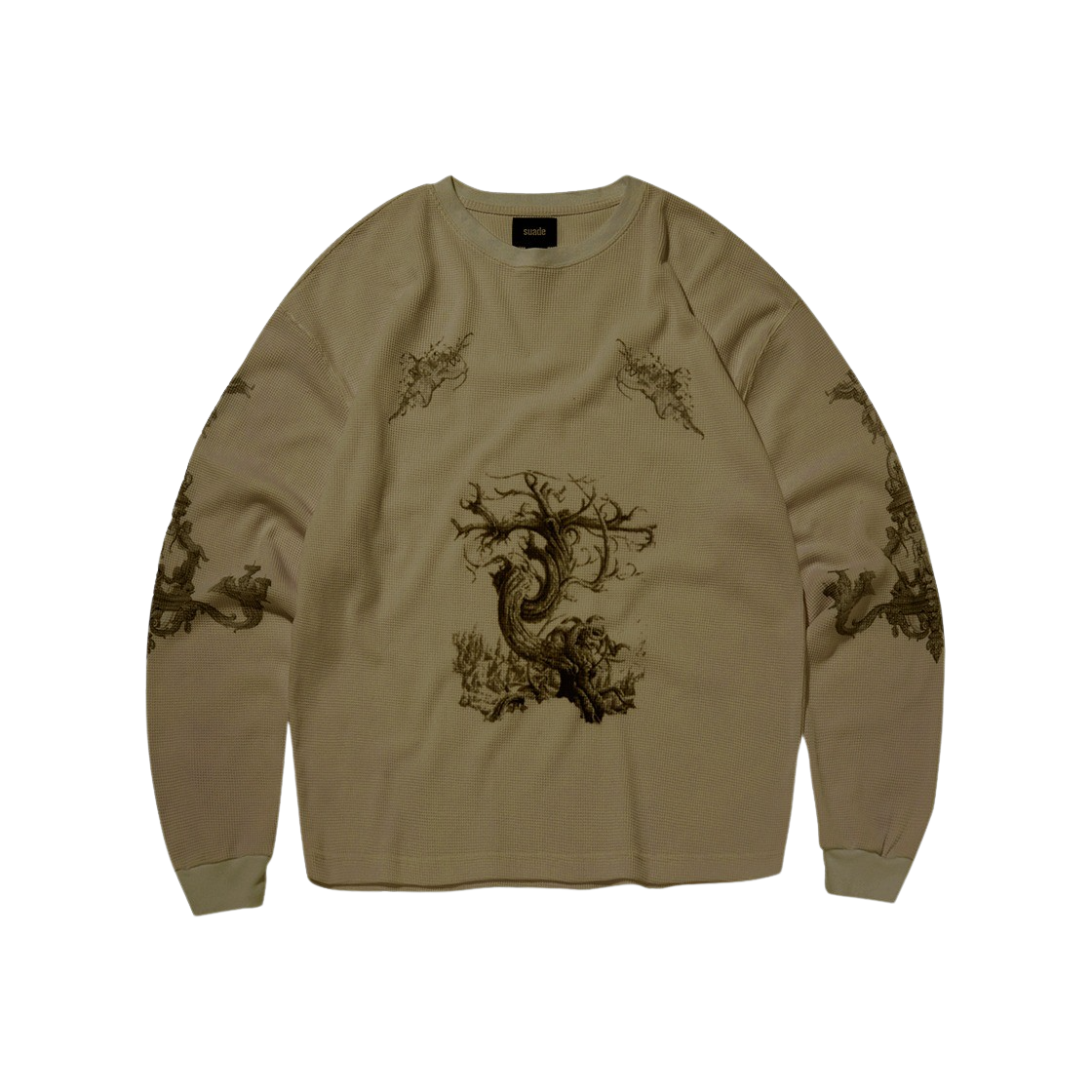 스웨이드 큐피드 써멀 롱슬리브 카키 | Suade | KREAM