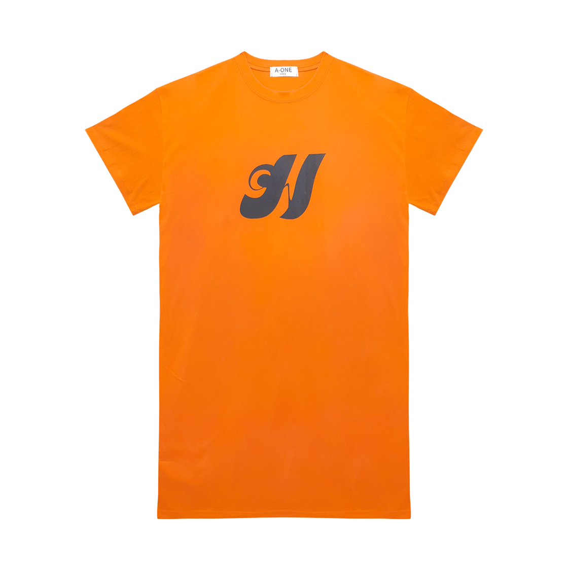 (W) 에이원 순면 빅사이즈 원피스 파자마 오렌지 | AONE | KREAM