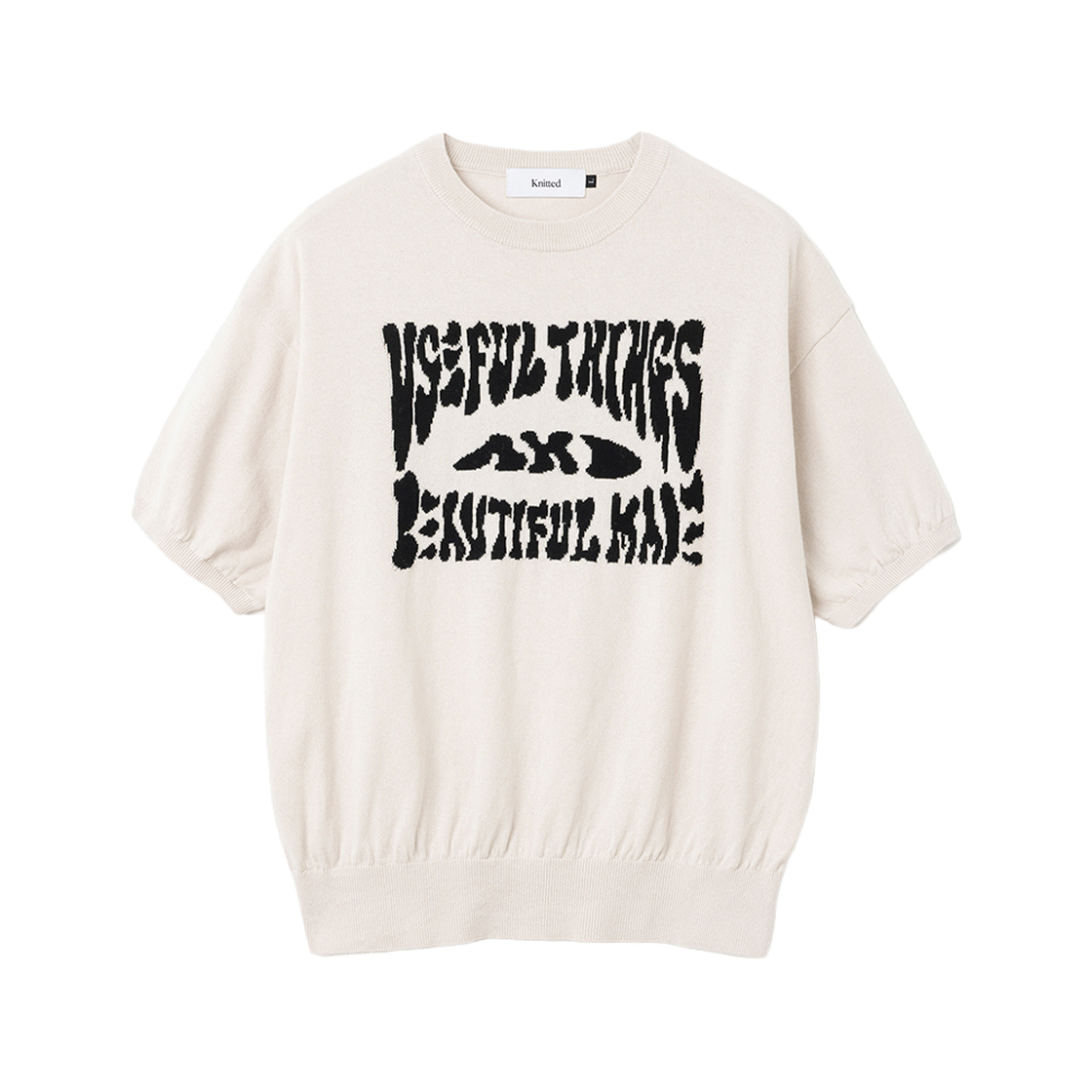 니티드 코튼 자카드 하프 니트 스위스 | Knitted | KREAM