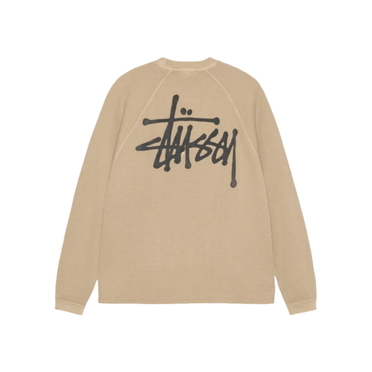 스투시 래글런 써멀 롱슬리브 크루 파인 | Stussy | KREAM