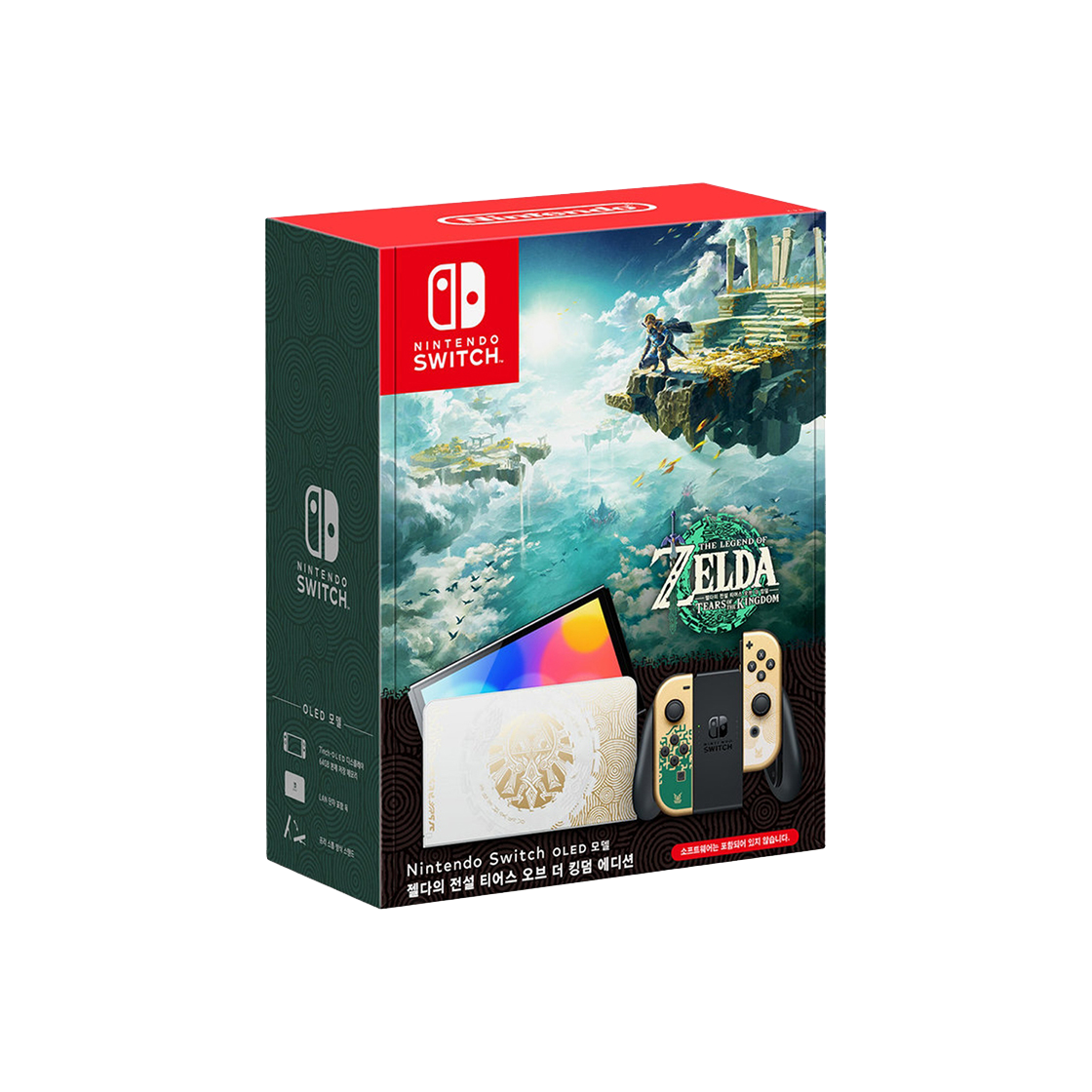 닌텐도 스위치 OLED 젤다의 전설 티어스 오브 더 킹덤 에디션 | Nintendo | KREAM